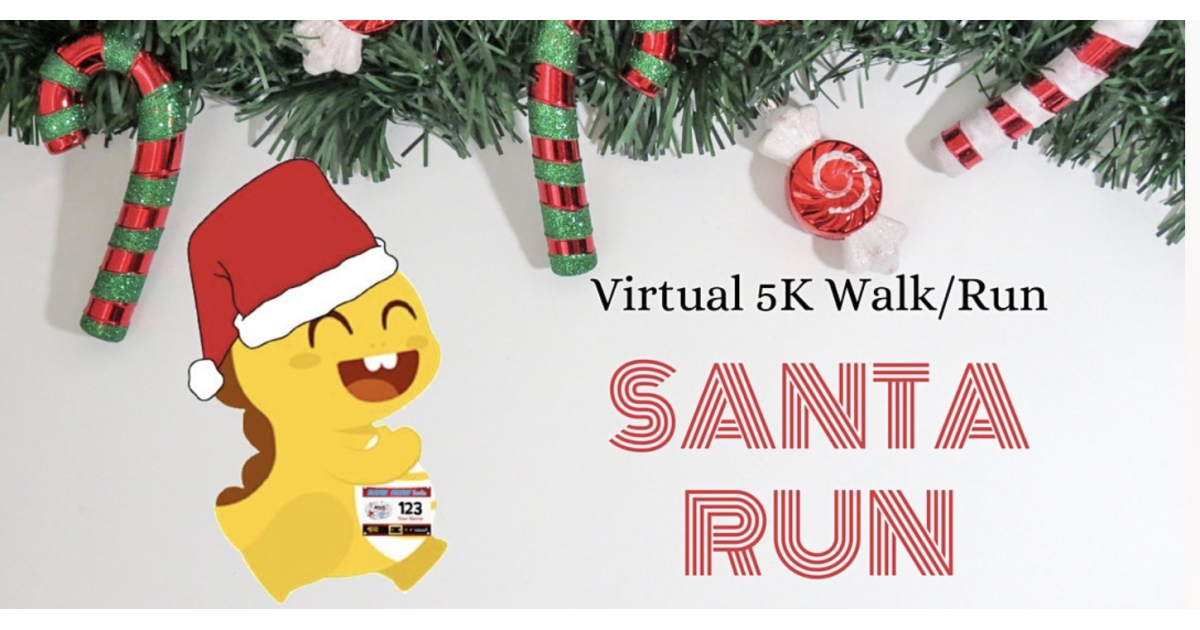 VIRTUAL VIPKid Santa Run or Walk 5k