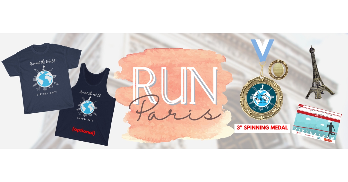 Run Paris Virtual 5K/10K/13.1 Race