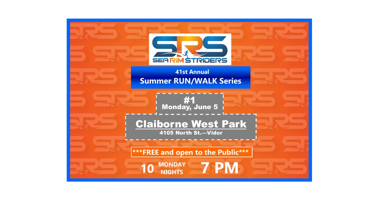 Sea Rim Striders FREE Summer Run/Walk Series #4