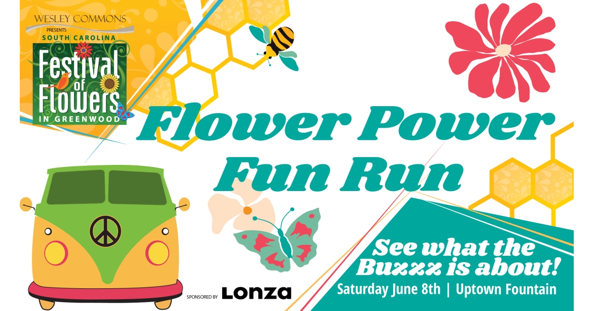 2025 SC Festival of Flowers 5-Mile, 5K and 1-Mile Fun Run/Walk