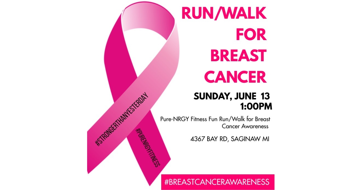Pure NRGY Fitness Breast Cancer Awareness Fun Run/Walk