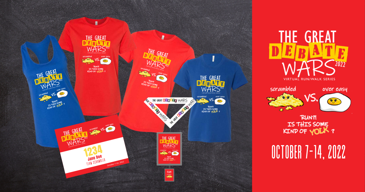 THE GREAT DEBATE WARS 2022: Eggs: Scrambled vs. Over Easy