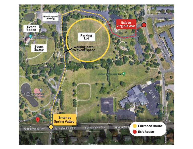 Furry Skurry 5K: Parking at Event