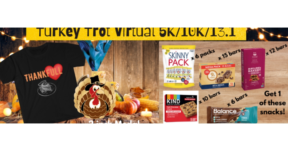 Thanksgiving Turkey Trot Virtual 5K/10K/13.1 MARYLAND