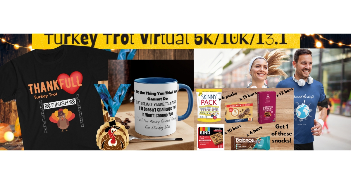 Thanksgiving Turkey Trot Virtual 5K/10K/13.1 SALT LAKE CITY