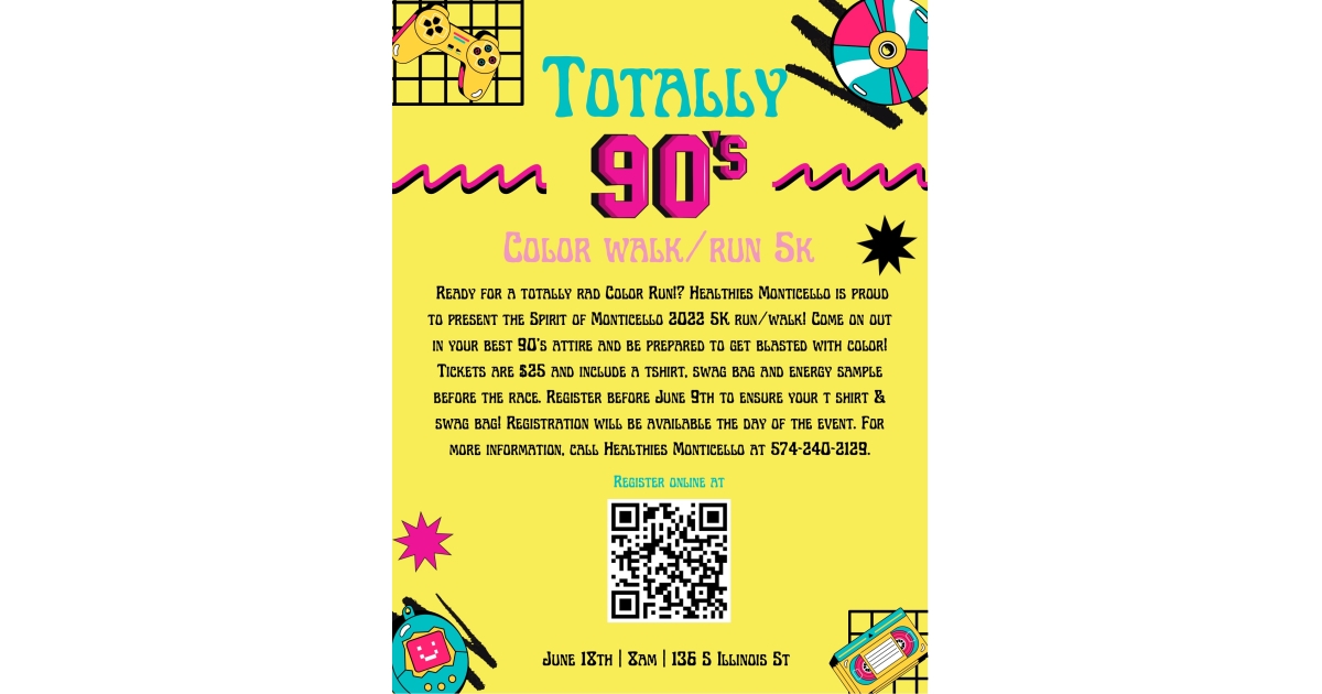 Totally 90s Color Walk/Run 5k