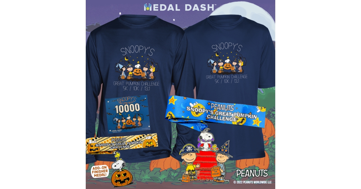 ‘SNOOPY'S GREAT PUMPKIN CHALLENGE 5K/10K/13.1' VIRTUAL RUN