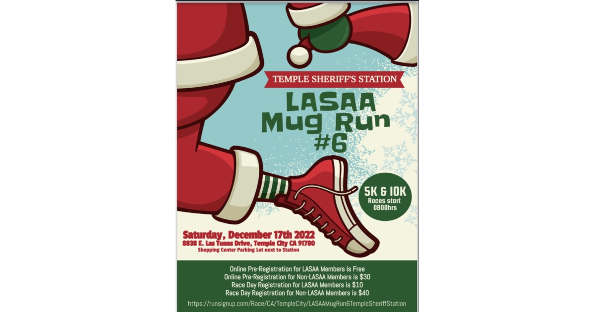 LASD Temple Sheriff’s Station 5K & 10K Mug Run #5