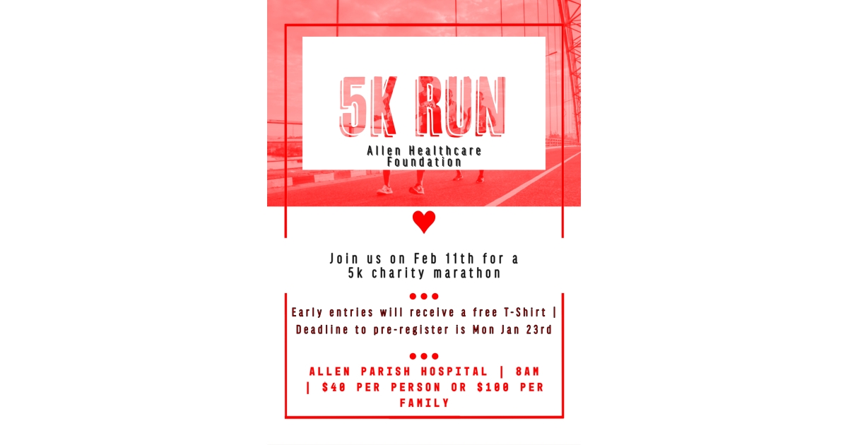 Allen Healthcare Foundation 5K Walk / Run