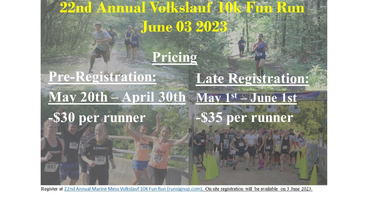 22nd Annual Volkslauf 10k Fun Run