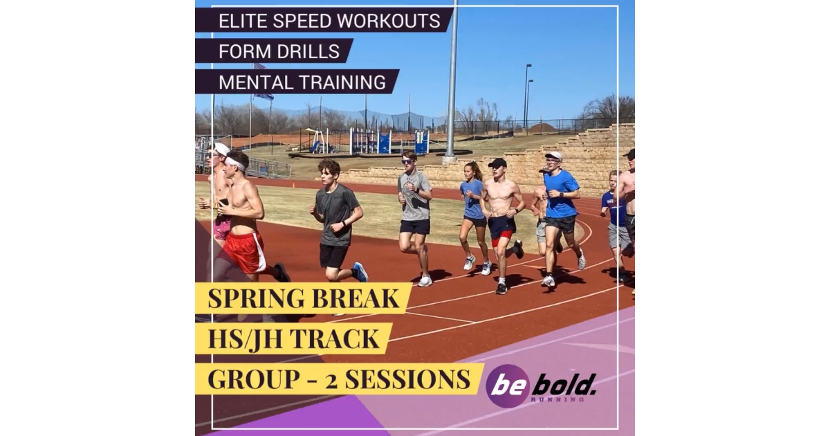 be bold. Spring Break HS/JH Track Camp 2026