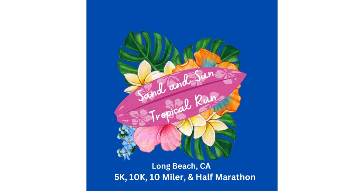 Sand and Sun Tropical Run – 5K, 10K, 10M, and Half Marathon
