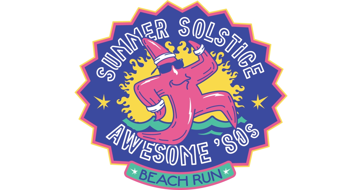 Awesome 80s Summer Solstice Beach Run presented by Moe Moon's