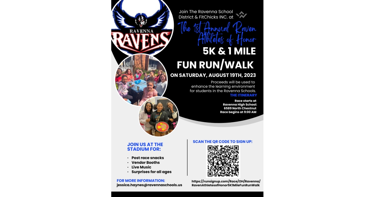 Raven Athletes of Honor 5K & 1 Mile Fun Run/Walk