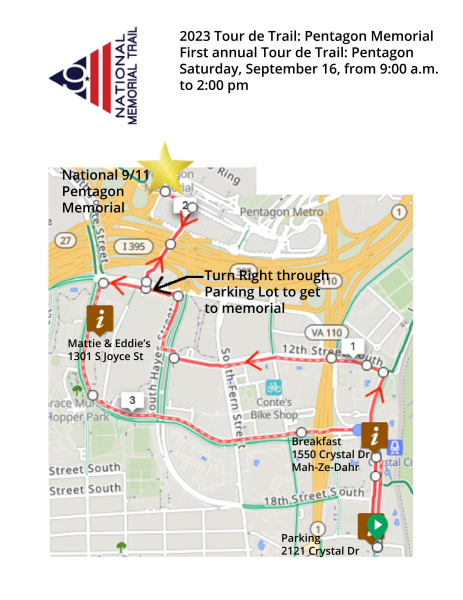 Pentagon Memorial Map