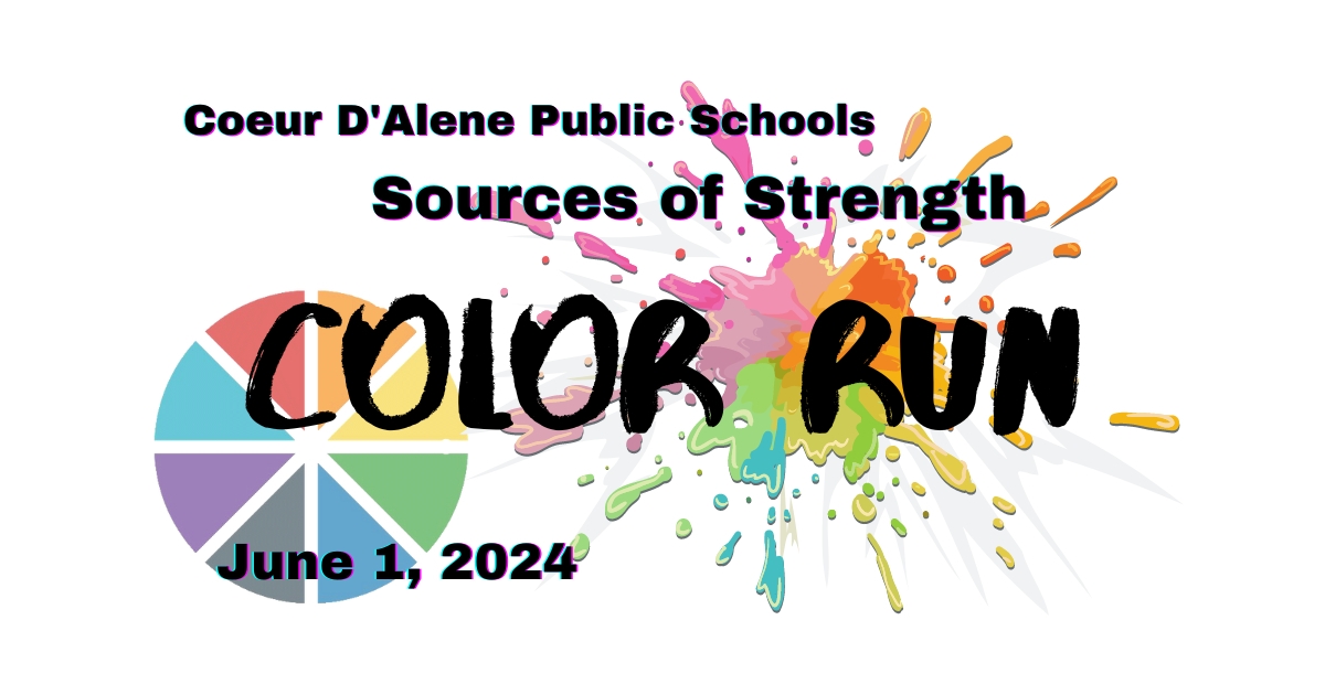 2024 Coeur d'Alene Sources of Strength Color Run