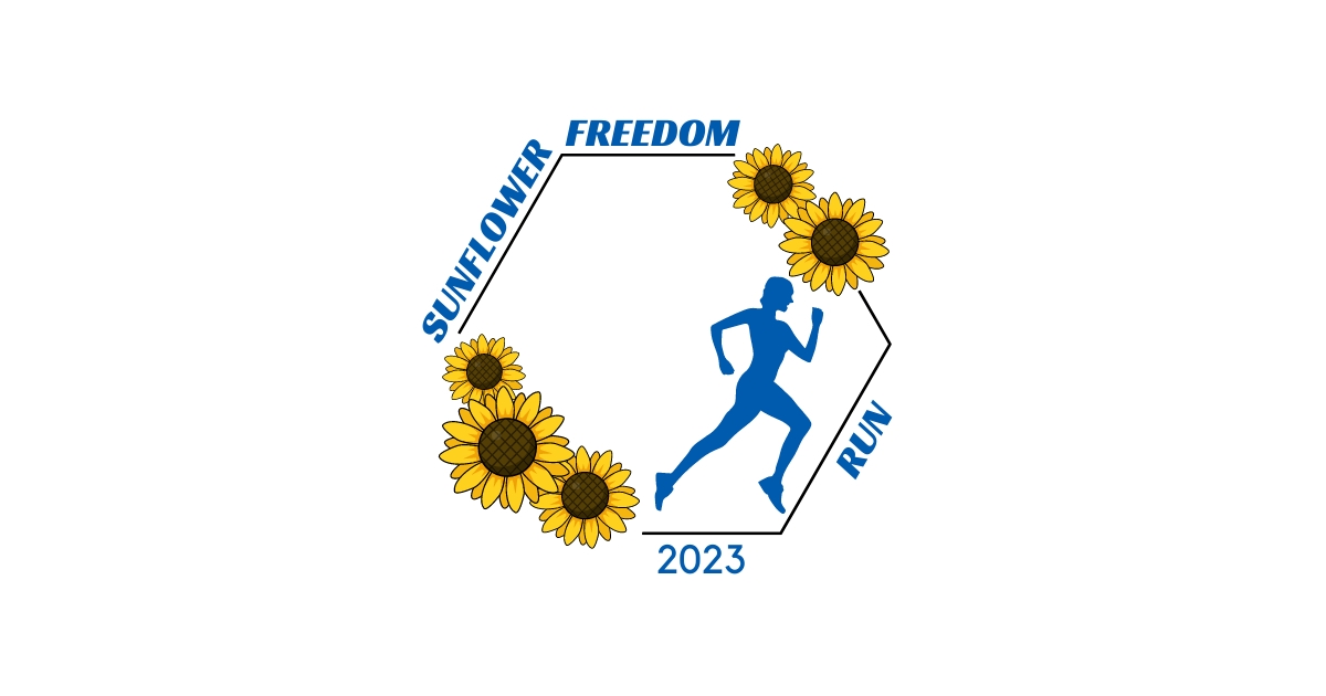 Sunflower Freedom Run for Ukraine 5K Virtual Run/Walk Challenge