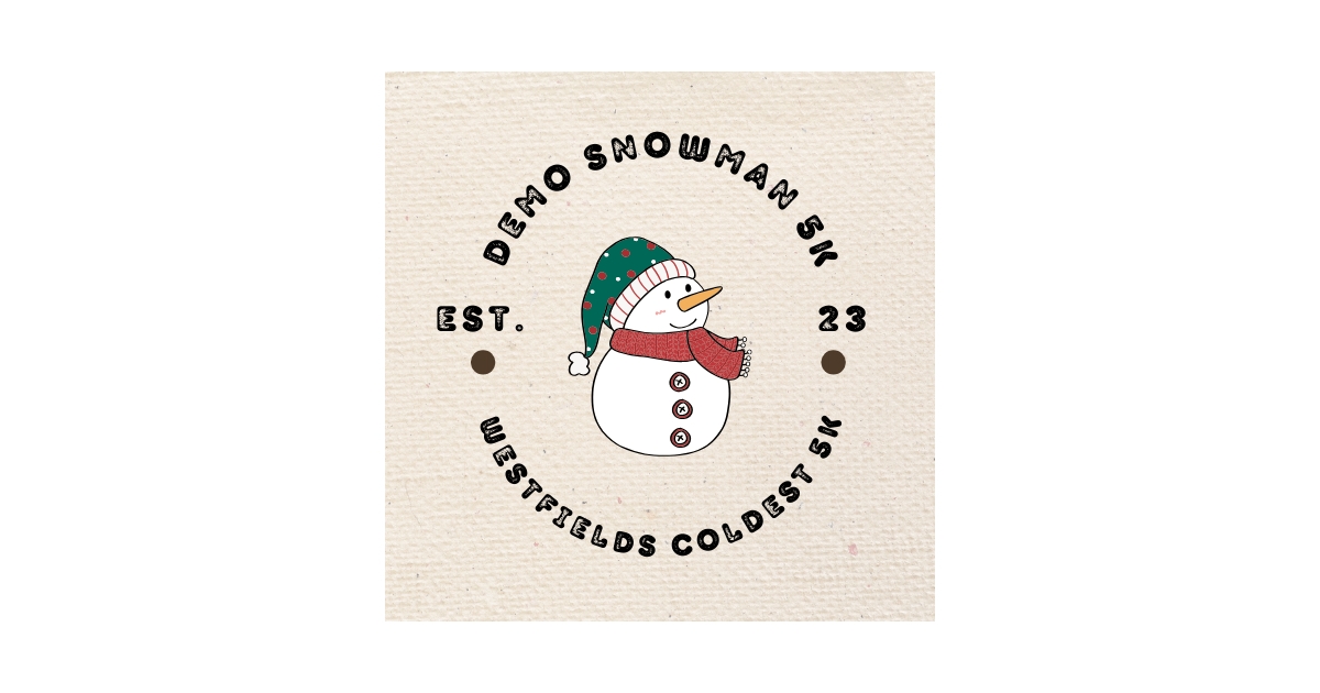 Demo Snowman Run 5k