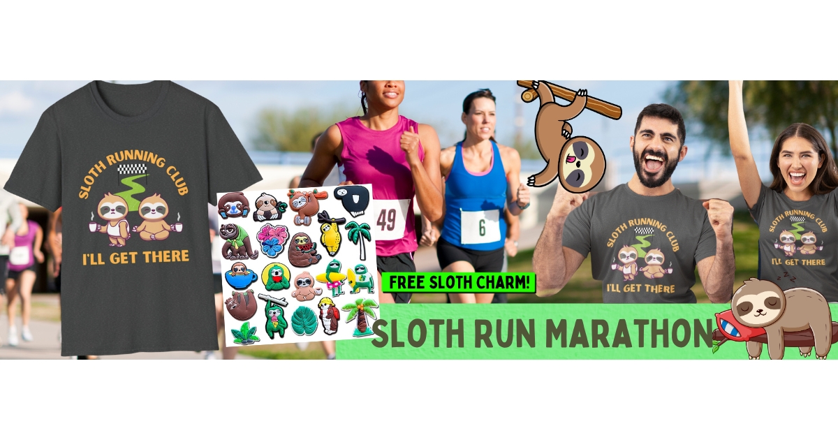 Sloth Running Virtual Run ATLANTA