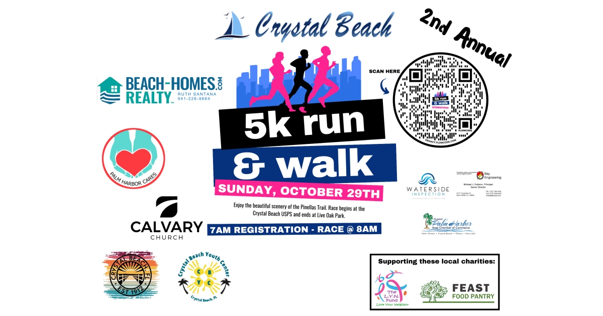 Crystal Beach 5K & Fun Run: 2nd Annual