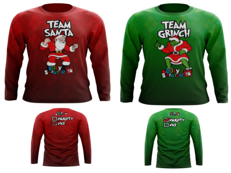 Saratoga Ugly Sweater 5K (Team GRINCH vs Team SANTA)