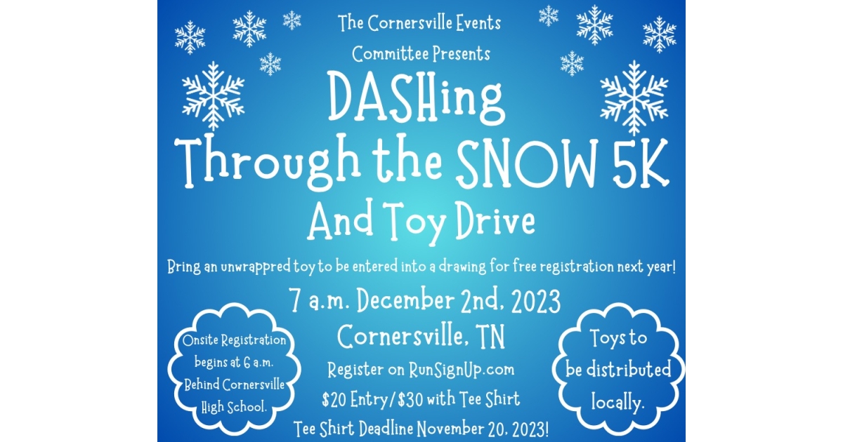 DASHing Through the Snow 5k and Toy Drive
