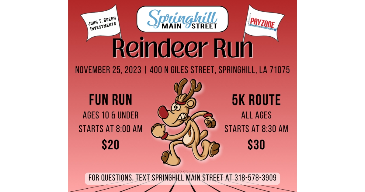 2nd Annual Reindeer Run 5K