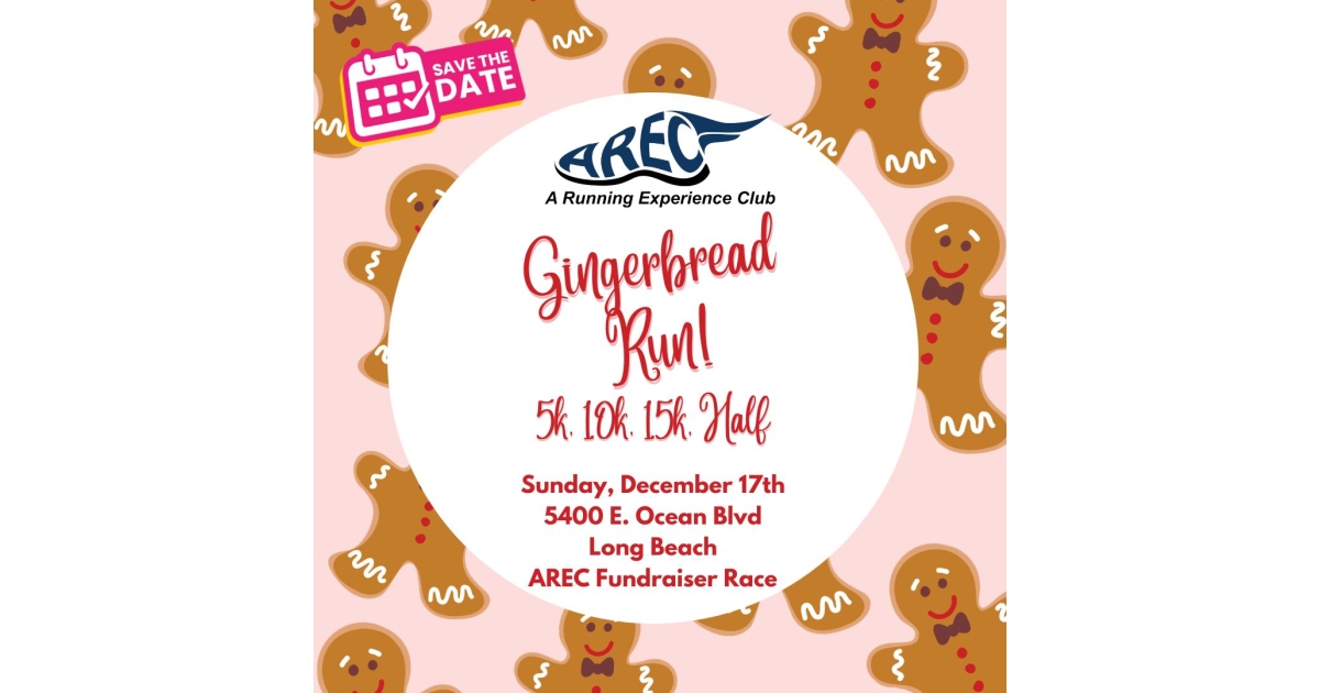 AREC - Gingerbread Run 5K, 10K, 15K & Half Marathon