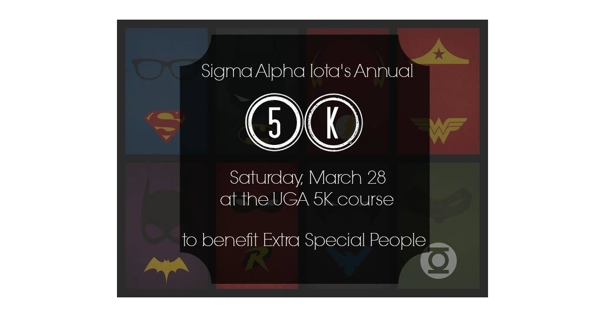 Sigma Alpha Iota’s Superhero Run/Walk 5K