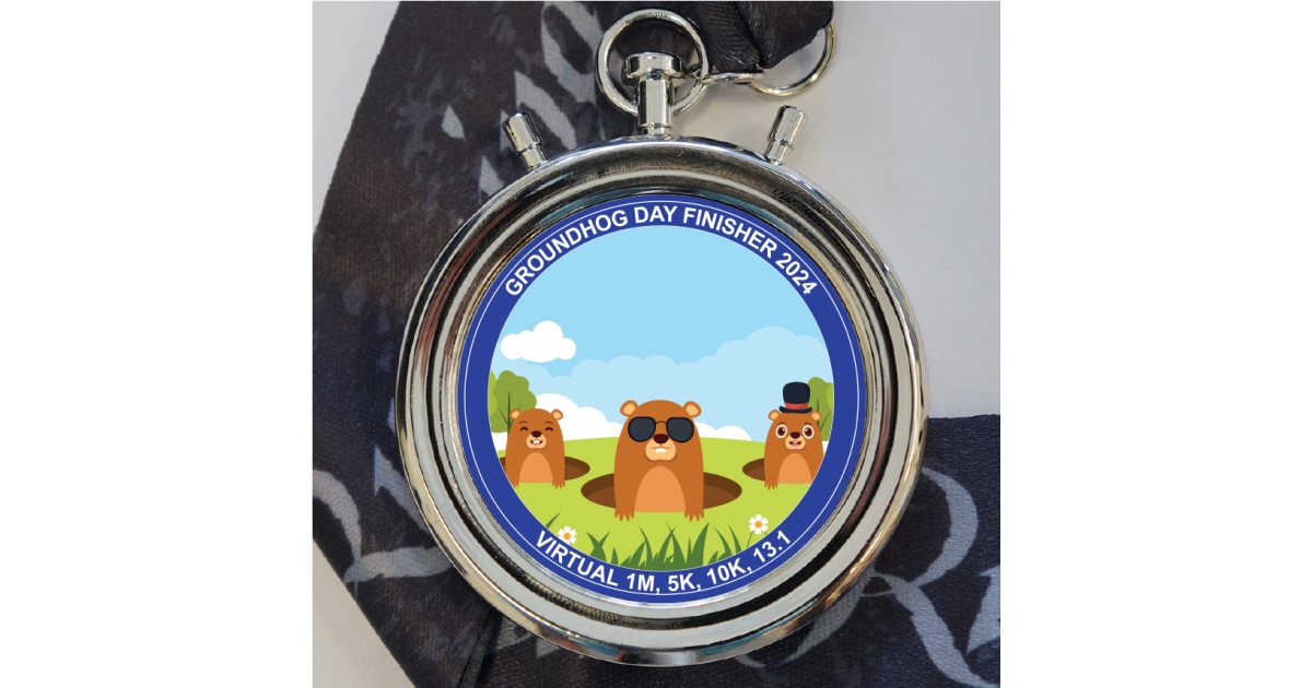 Virtual Groundhog 1M, 5K, 10K, & Half Marathon (February 2024)