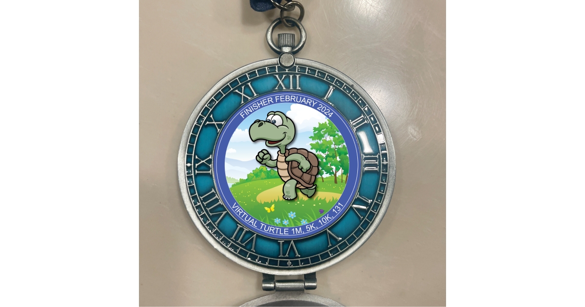 Virtual Turtle 1M, 5K, 10K, & Half Marathon (February 2024)