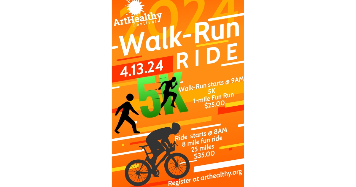 ArtHealthy Festival's Walk Run Ride