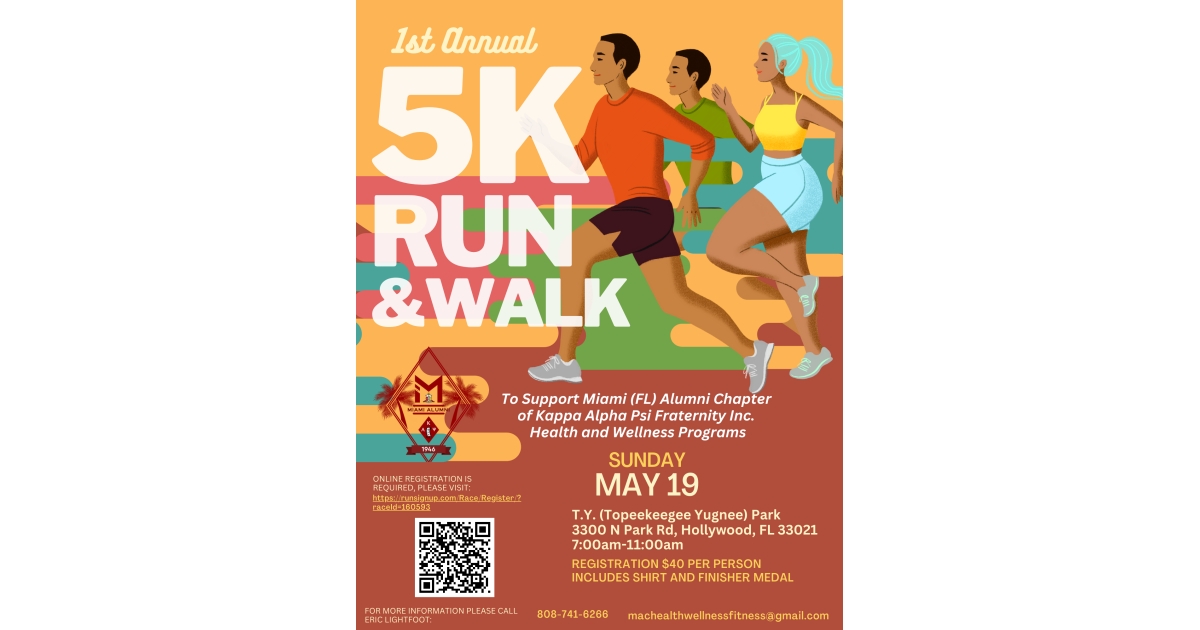 Miami Alumni Chapter 5K Walk-a-thon