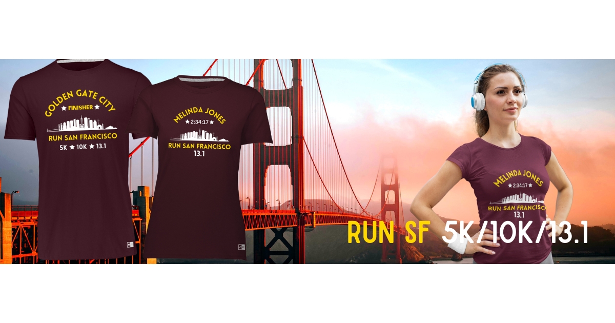 Run SAN FRANCISCO "Golden Gate City" Runners Club Virtual Run