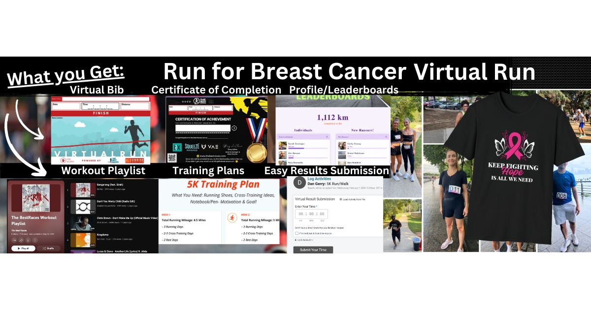 Run Against Breast Cancer Runners Club Virtual Run SAN ANTONIO