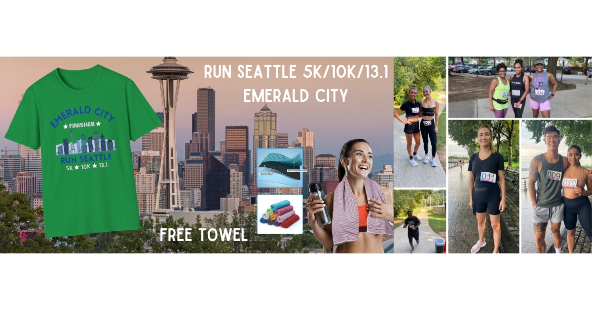 Run SEATTLE "Emerald City" 5K/10K/13.1 SUMMER