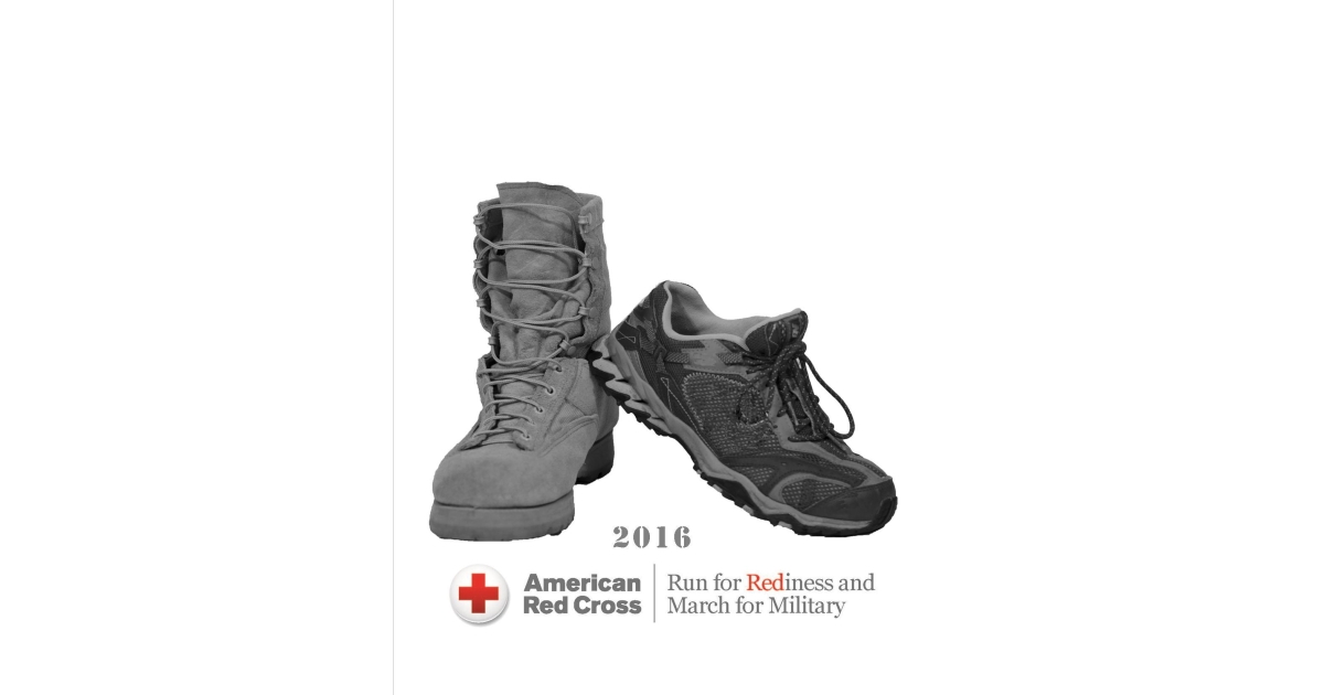 AMERICAN RED CROSS RUN FOR "RED"INESS and March for Military