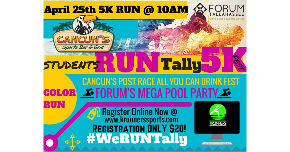 STUDENTS RUN TALLY 5K COLOR RUN