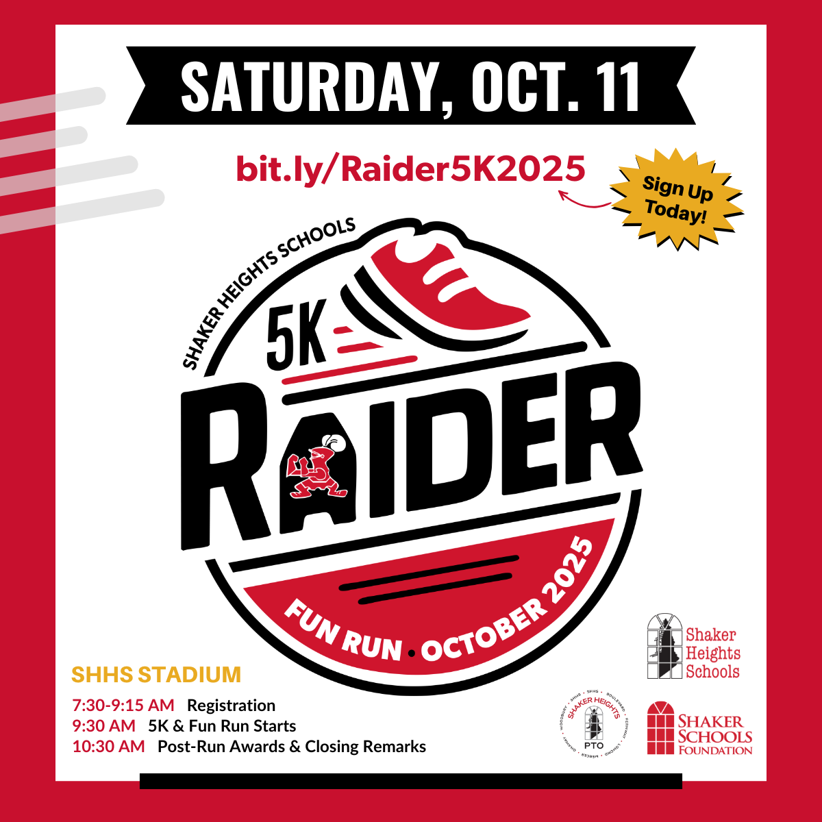 Shaker Raider 5K & Fun Run