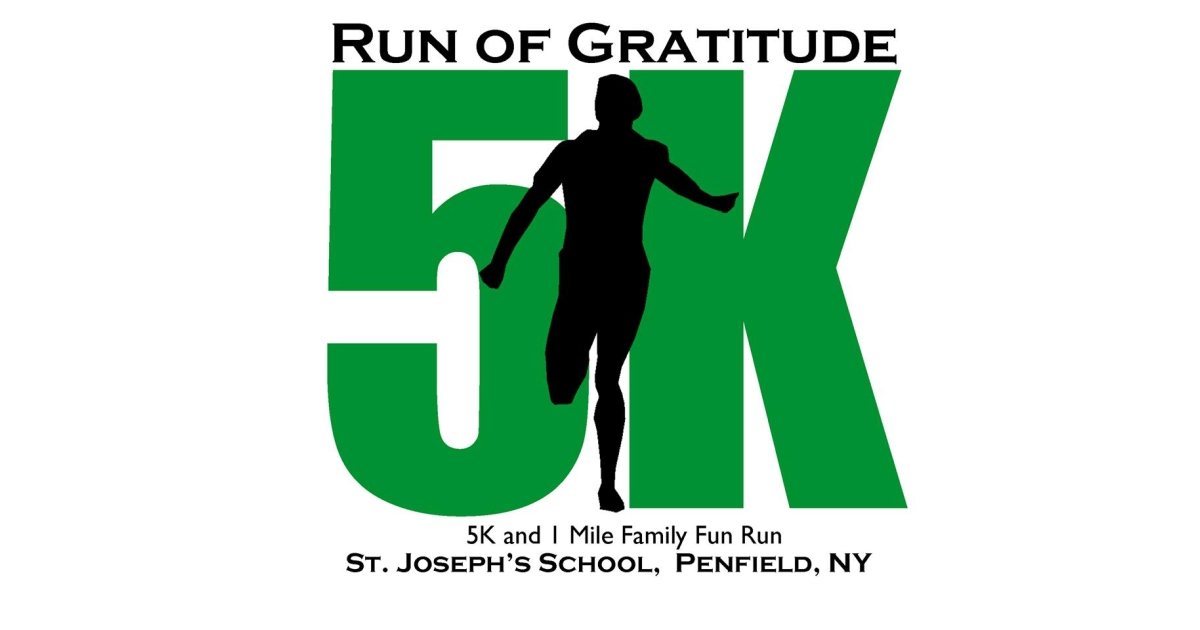 3rd Annual Run of Gratitude 5K Run and 1 Mile Family Fun Run
