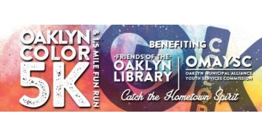Oaklyn Color 5K & 1.5 Fun Run/Walk- 8:30 am