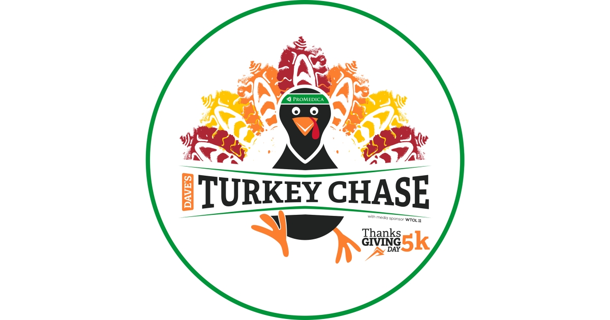 DAVE'S TURKEY CHASE 5K, presented by ProMedica Results