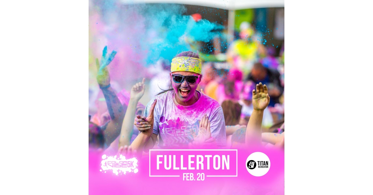 Color Vibe 5K -- Fullerton