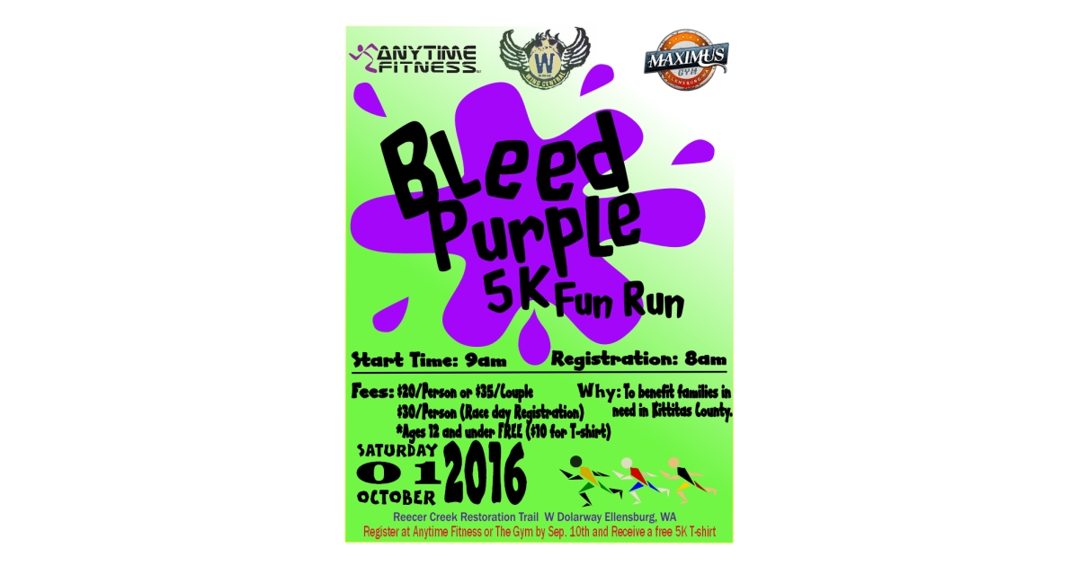 Bleed Purple 5K Fun Run