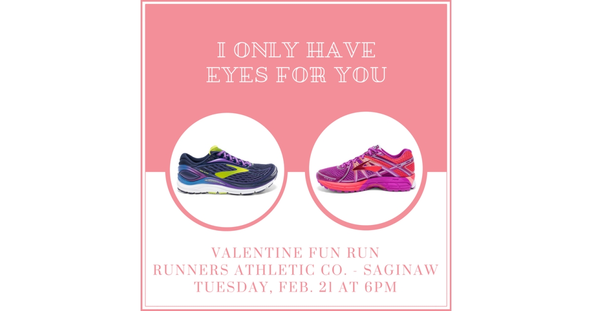 Valentine Fun Run with Brooks Demo (Saginaw)