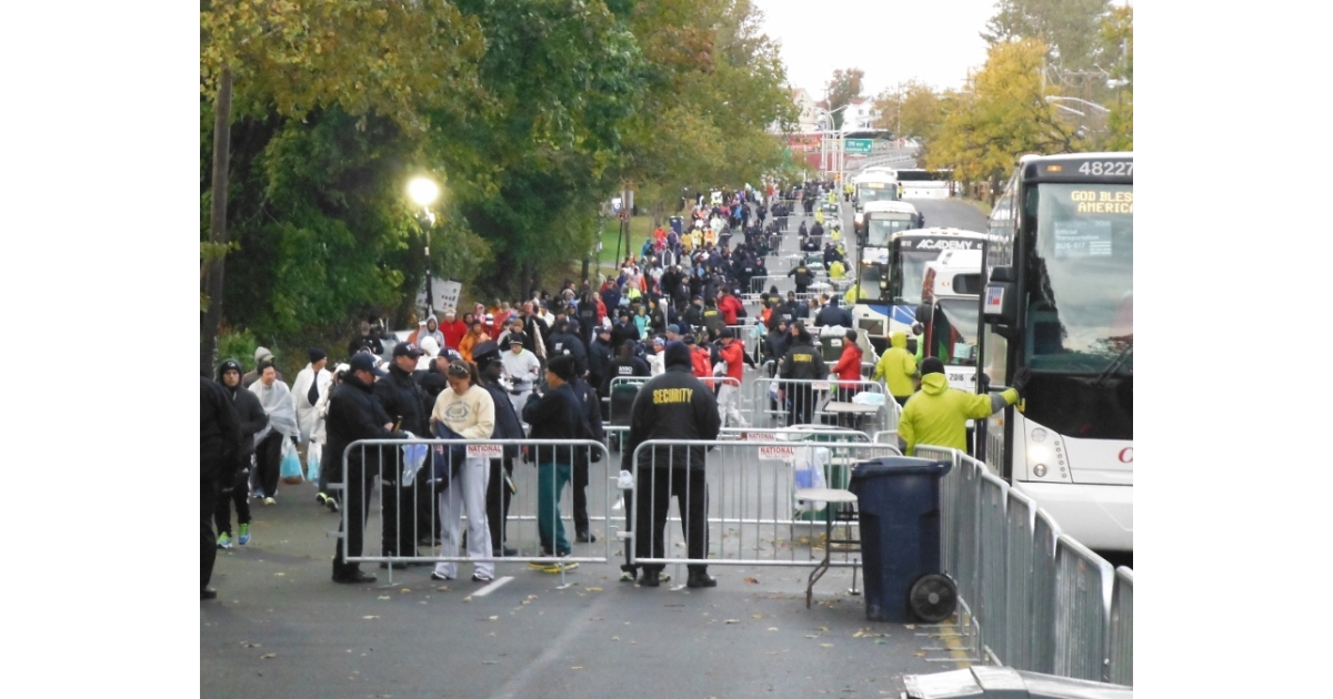 NYC Marathon Bus