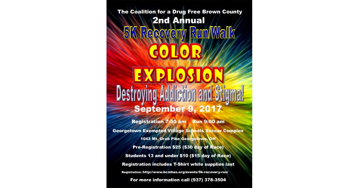 5K Recovery Run/Walk Color Explosion