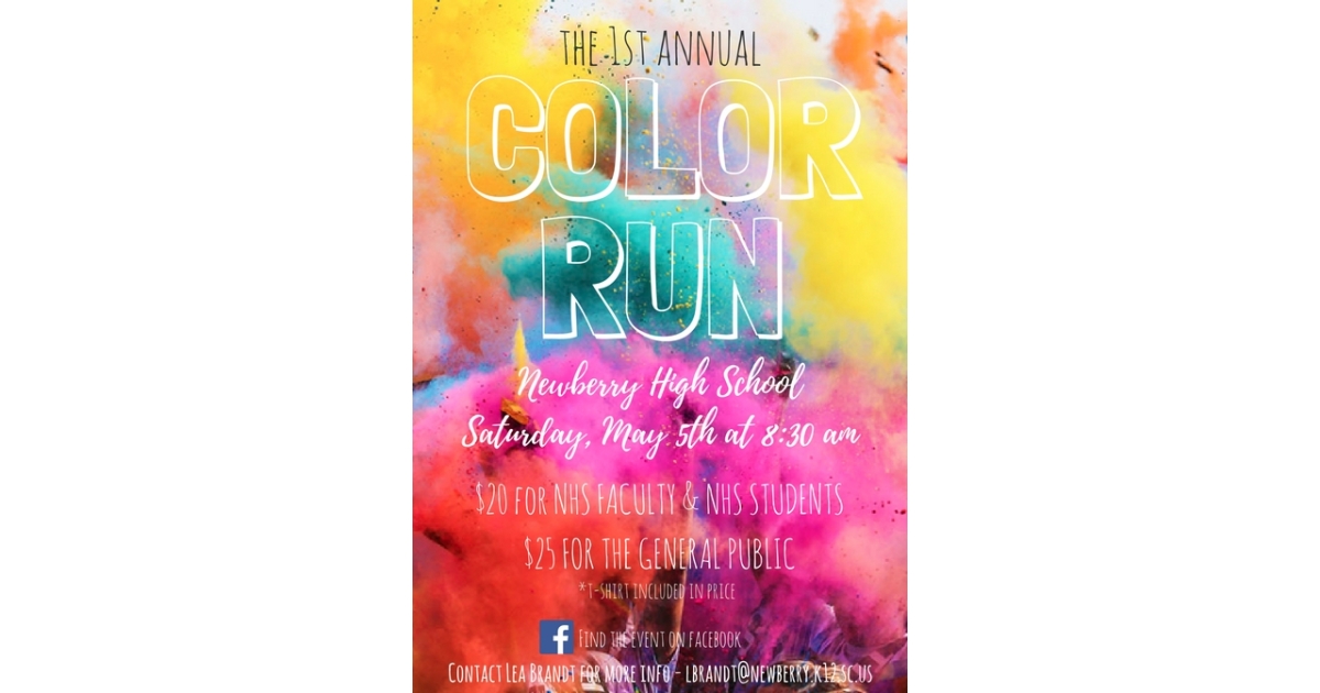 Newberry High School Color Run