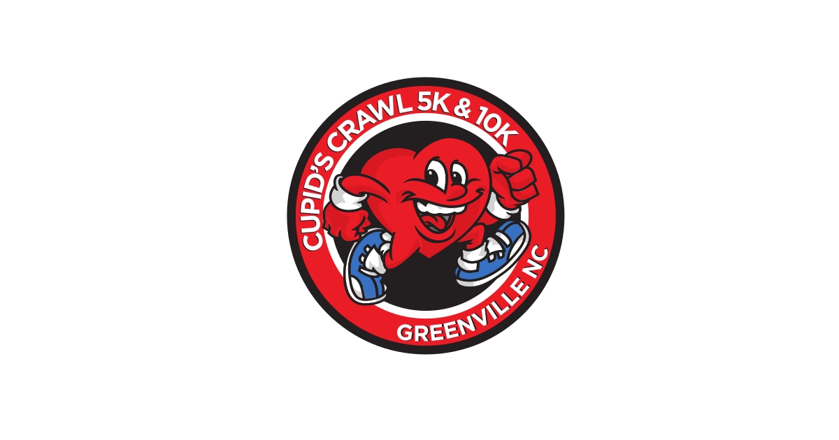 Cupid's Crawl 5K & 10K: 5K Course Map