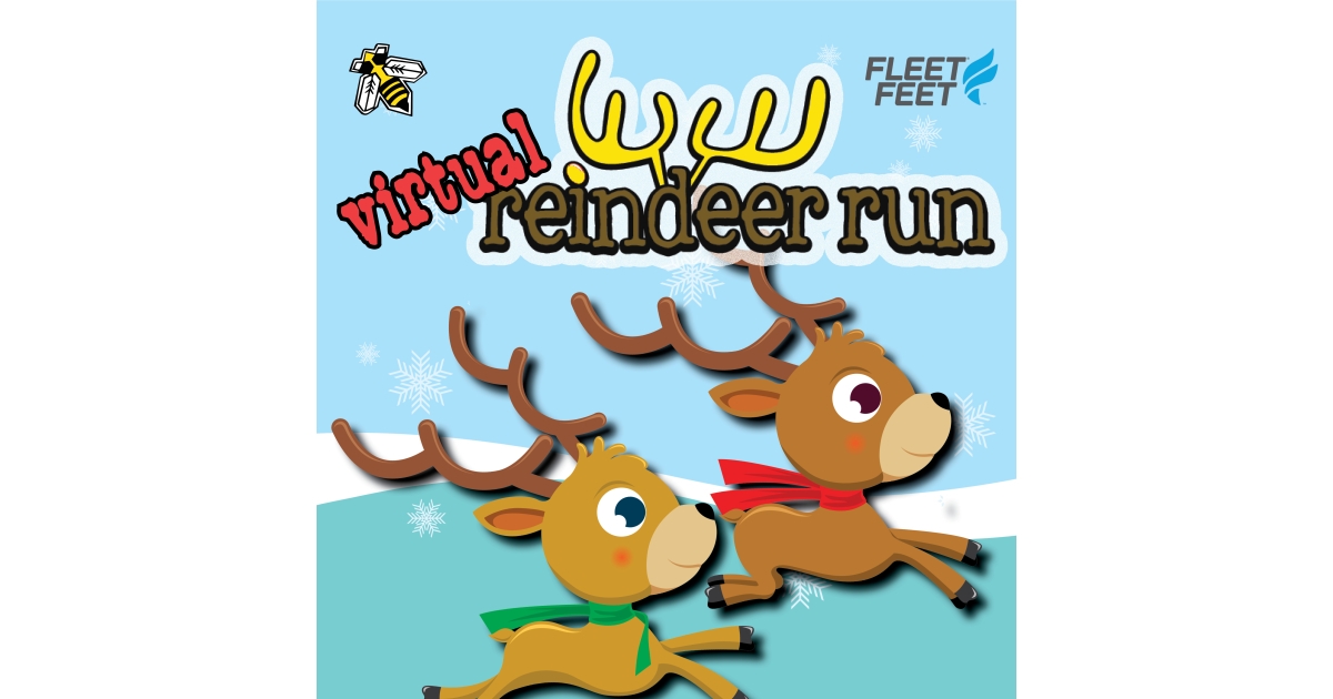 Reindeer Run Virtual 5k & Kids 1 Mile